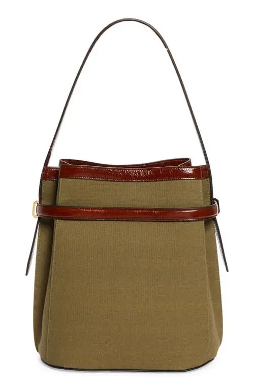 TOTÊME Belted Canvas Bucket Bag