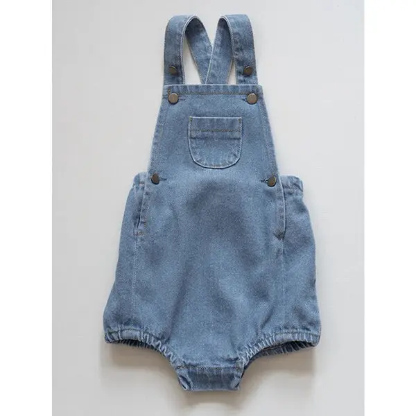 THE SIMPLE FOLK Stone Romper - Light Denim