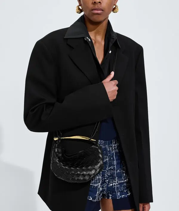 Bottega Veneta Intrecciato Leather Baby Sardine Cross-body Bag