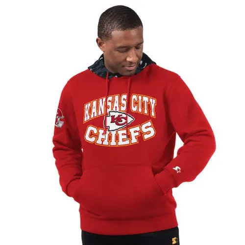 STARTER Kansas City Chiefs Thursday Night Gridiron Pullover Hoodie