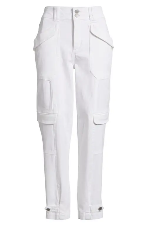 Wit & Wisdom Ab'solution High Waist Cargo Pants - Optic White
