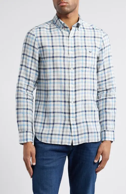 Vineyard Vines Slub Linen Button-down Shirt