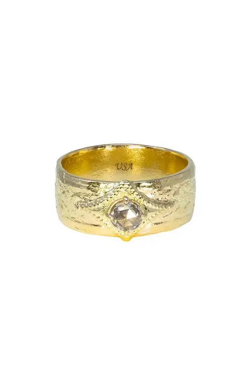Armenta Artifact Diamond Ring - Gold