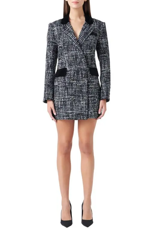 Endless Rose Tweed Blazer Minidress