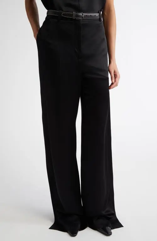TOTEME Slit Cuff Trousers - Black