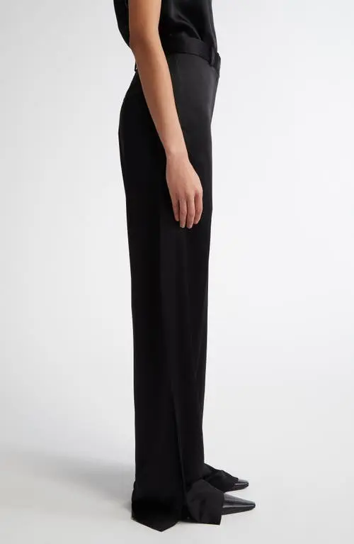 TOTEME Slit Cuff Trousers - Black