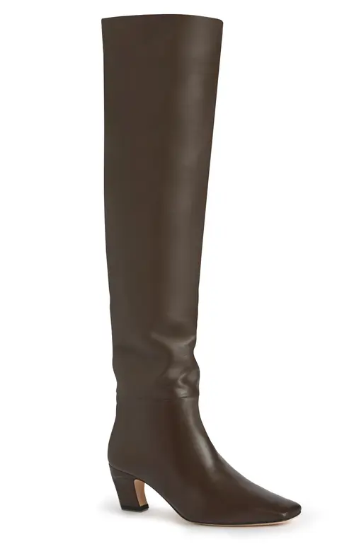 NEIL J. RODGERS Meg Over The Knee Boots - Brown Nappa