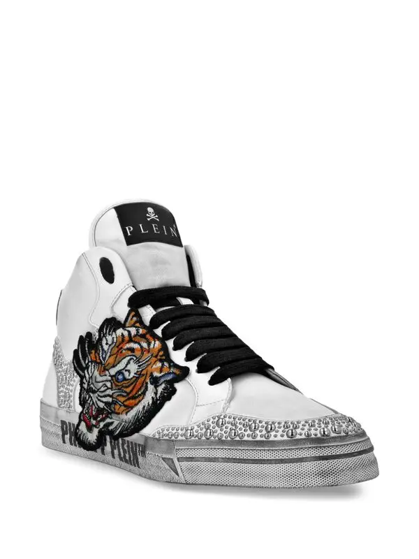 Philipp Plein Retrokickz Tiger Sneakers