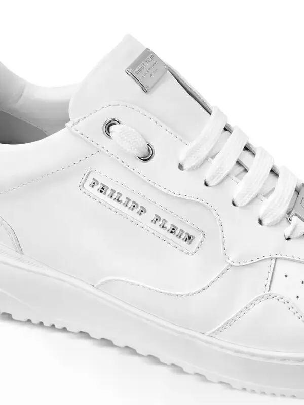 Philipp Plein Logo-lettering Sneakers - White