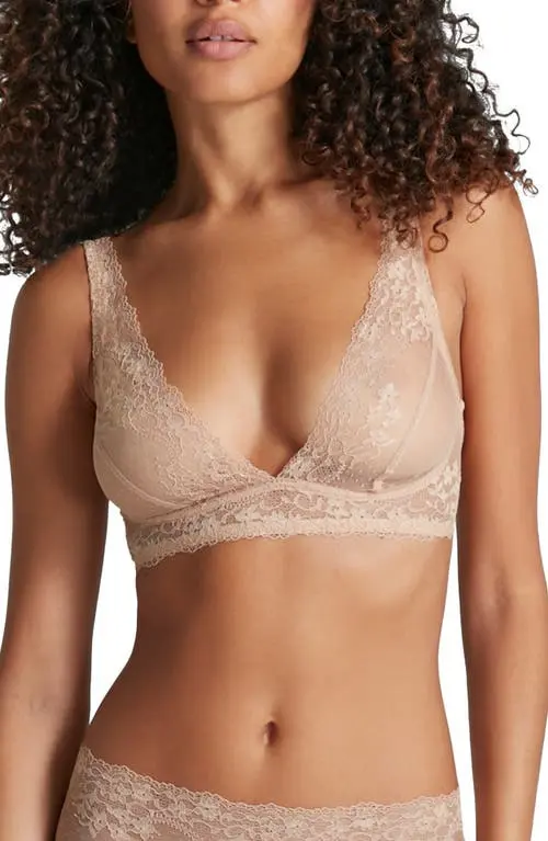 Commando Double Take Lace Bralette - Beige