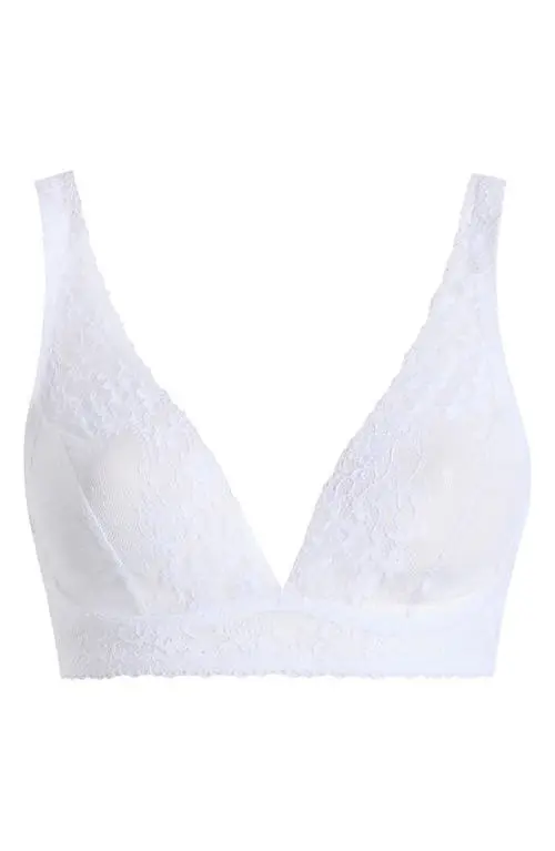 Commando Double Take Lace Bralette - White