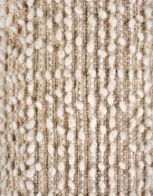 Anaya Natural Boucle Handwoven Oversized Stool