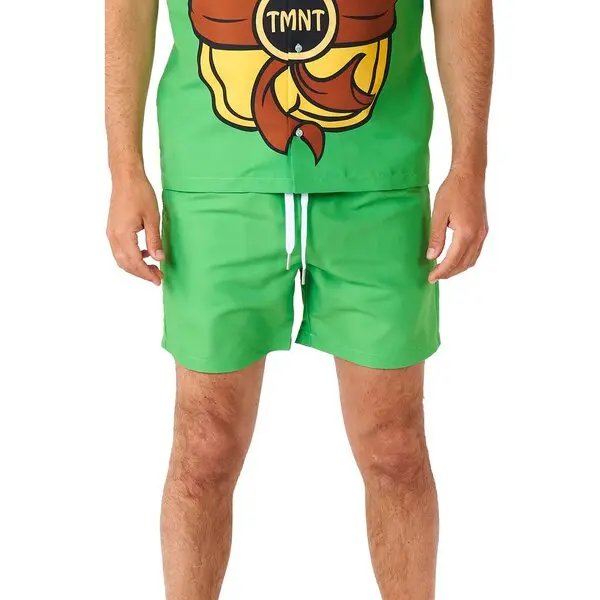 Opposuits Tmnt Printed Shirt And Drawstring Shorts Set