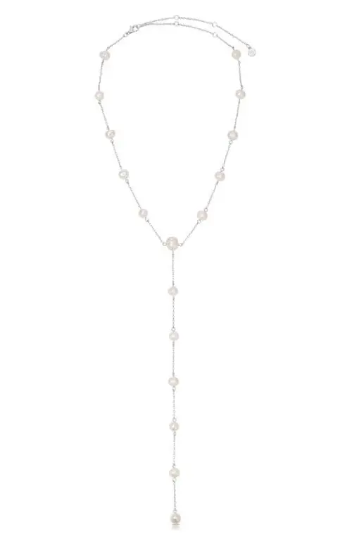 Ettika Dripping Freshwater Pearl Y-necklace