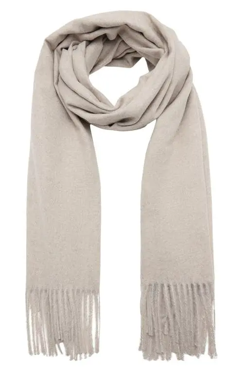 Mango Fringed Scarf - Sand