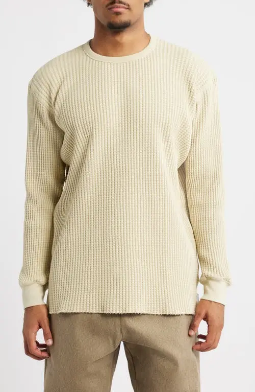 STANDARD ISSUE Thermal Knit Long Sleeve T-shirt - Oatmeal