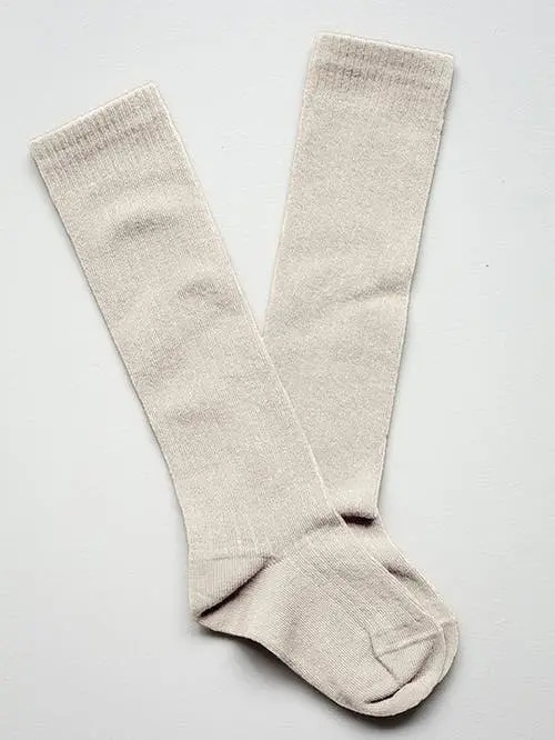 THE SIMPLE FOLK Ribbed Socks - Oatmeal