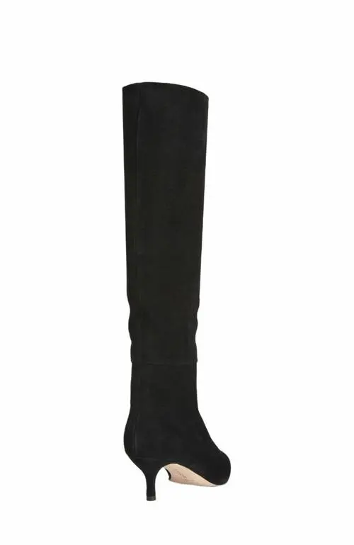 NEIL J. RODGERS Eva Slouch Boots - Black Suede