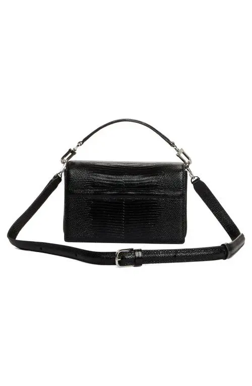 TOTEME Mini T-flap Lizard Embossed Bag