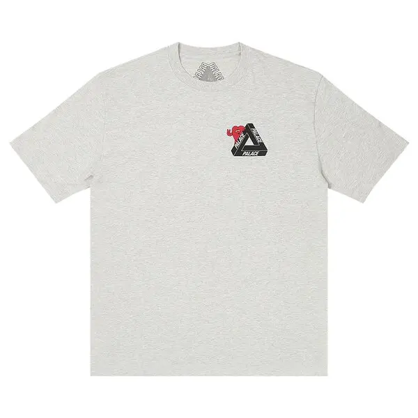 PALACE Tri-hearts T-shirt - Grey