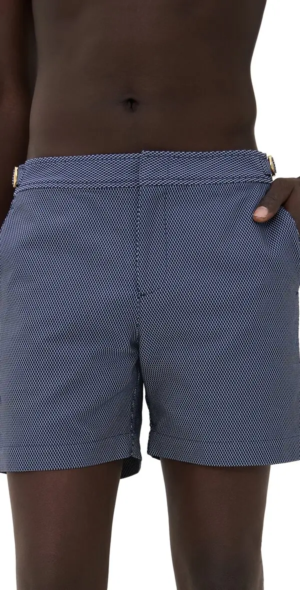 Orlebar Brown Bulldog X Jacquard Swim Shorts 6 - Honeycomb