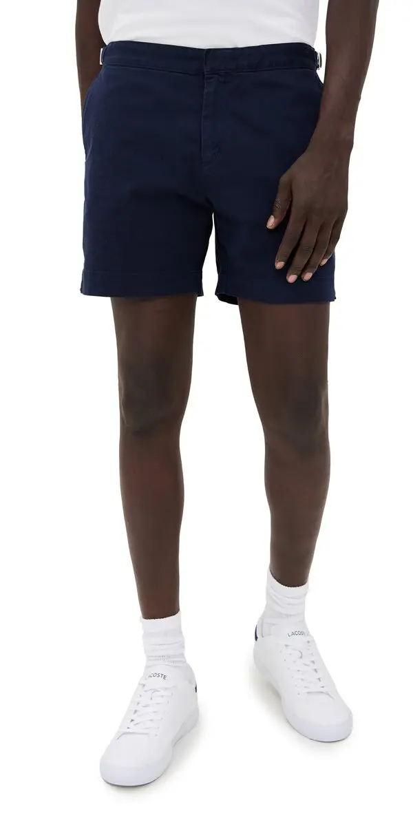 Orlebar Brown Bulldog Stretch-cotton 5.5 Shorts - Dark Navy