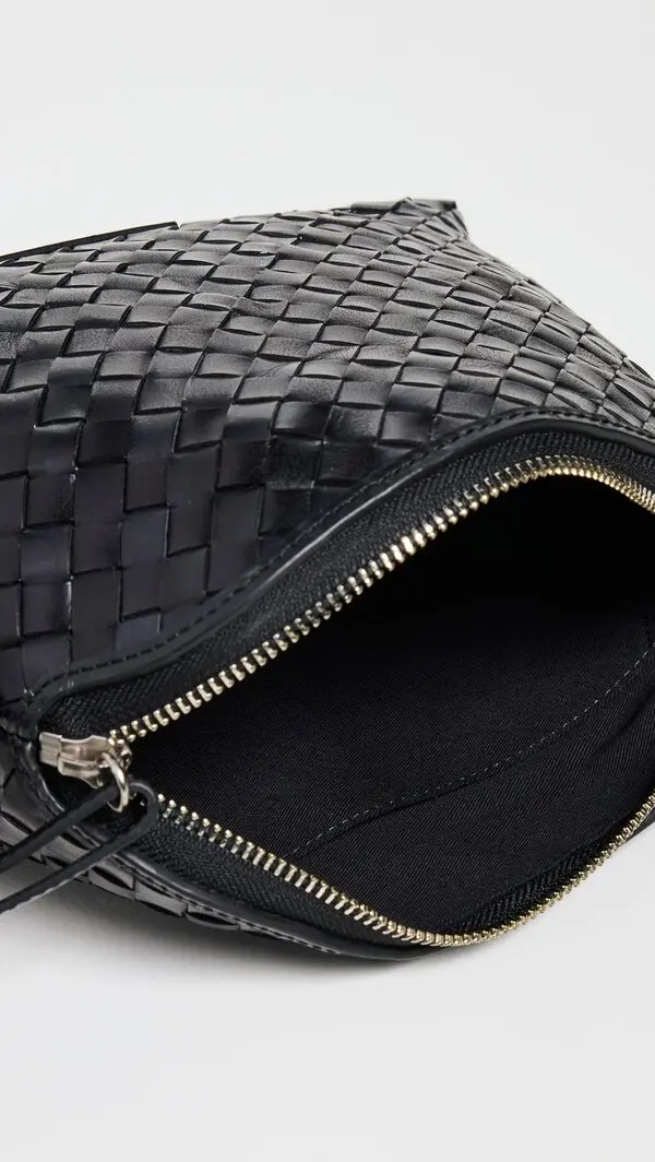 LOEFFLER RANDALL Mallory Woven Crossbody Bag - Black