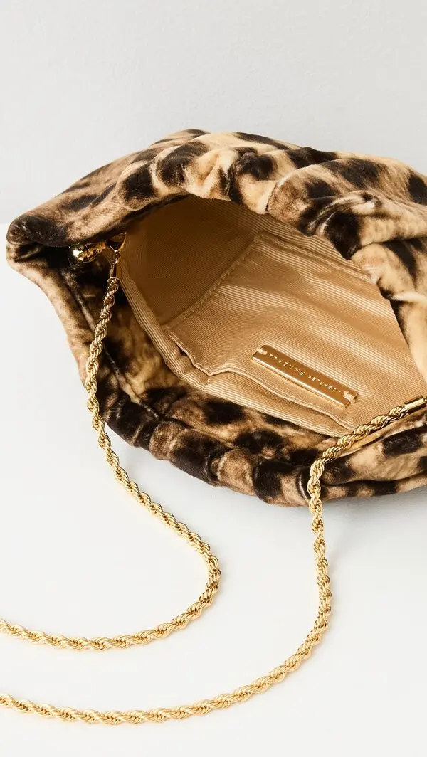 LOEFFLER RANDALL Serena Gathered Clutch - Leopard