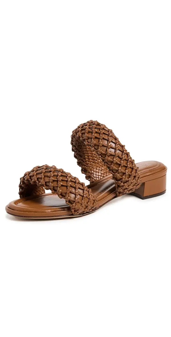 ALEXANDRE BIRMAN Lilla Woven 30mm Sandals - Espresso