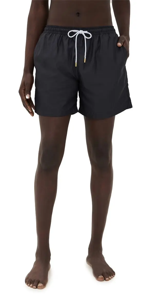 ANCORA The Deco Basic Swim Trunks 5.5 - Black
