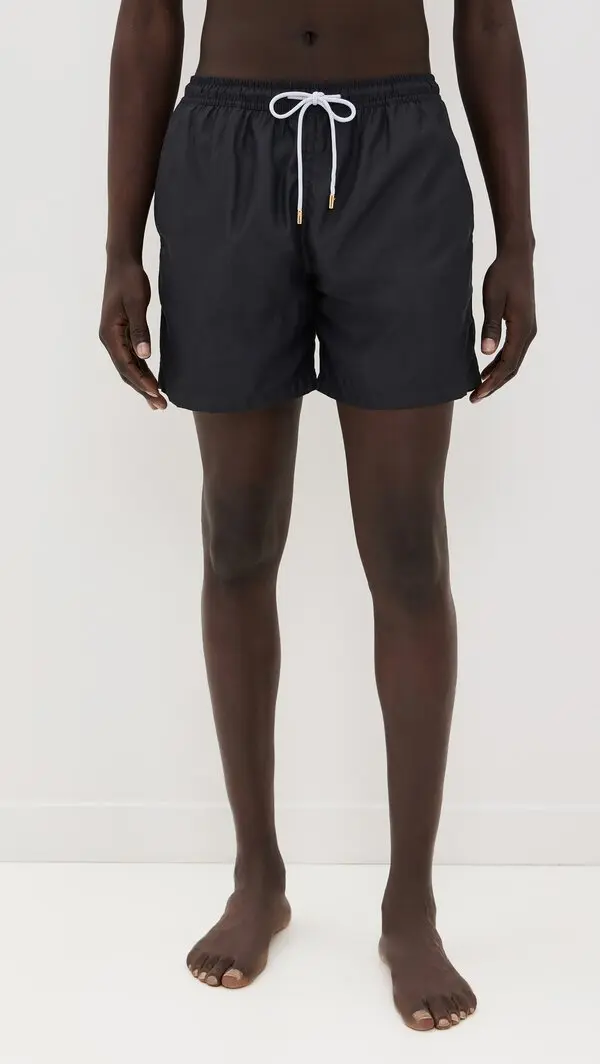 ANCORA The Deco Basic Swim Trunks 5.5 - Black