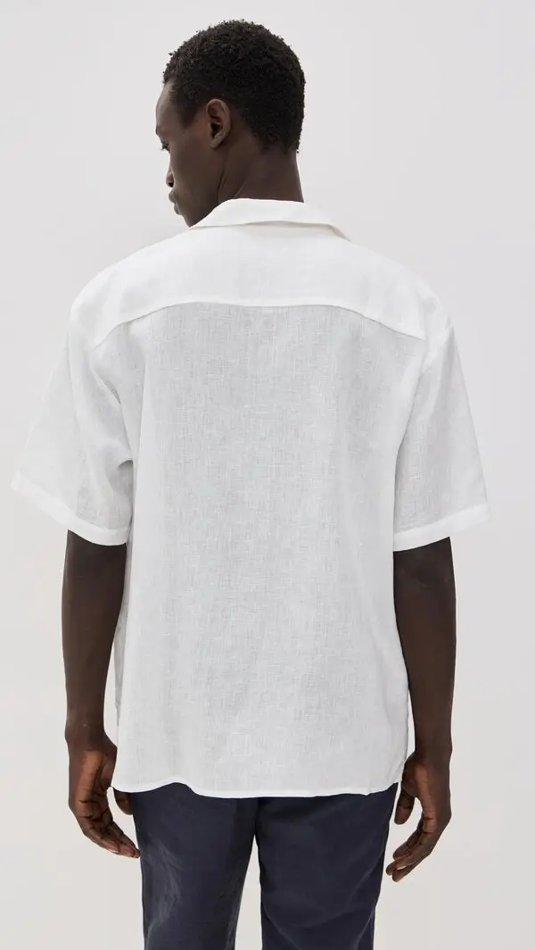 ANCORA The Sand Resort Linen Shirt - Ivory