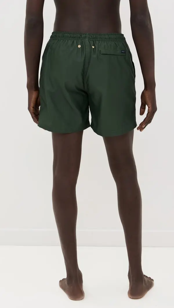ANCORA The Solid Swim Trunks 5.5 - Olive