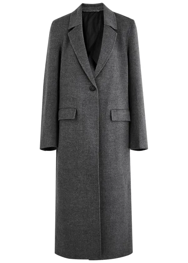 TOTEME Brushed Wool Coat - Grey