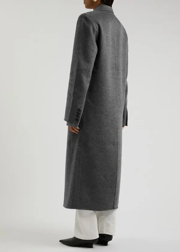 TOTEME Brushed Wool Coat - Grey