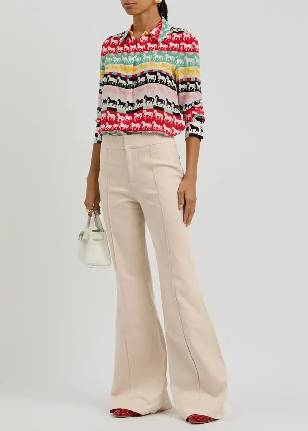 Alice + Olivia Flared-leg Jeans