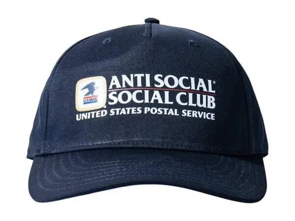 ANTI SOCIAL SOCIAL CLUB X Usps Priority Baseball Cap - Blue