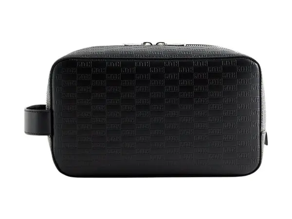 Kith Kithmas Monogram Dopp Kit Bag - Black
