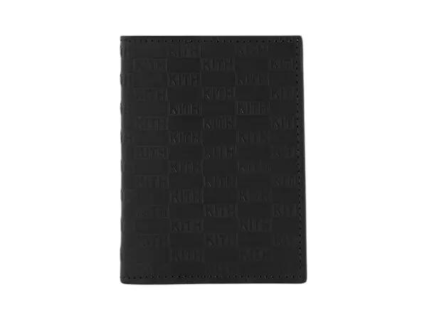 Kith Mas Monogram Bifold Wallet - Black