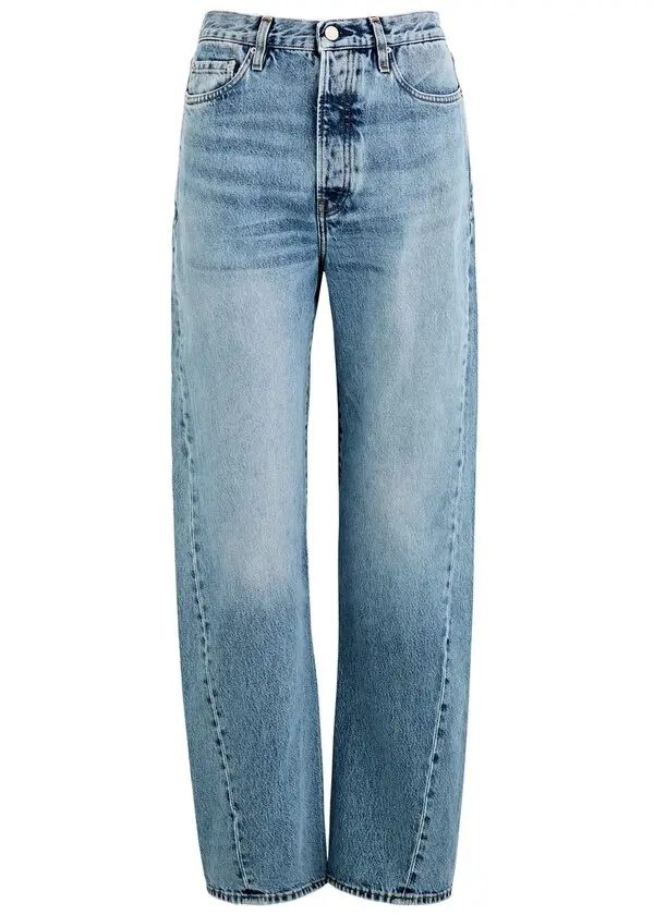 TOTEME Twisted Seam Straight-leg Jeans - Denim