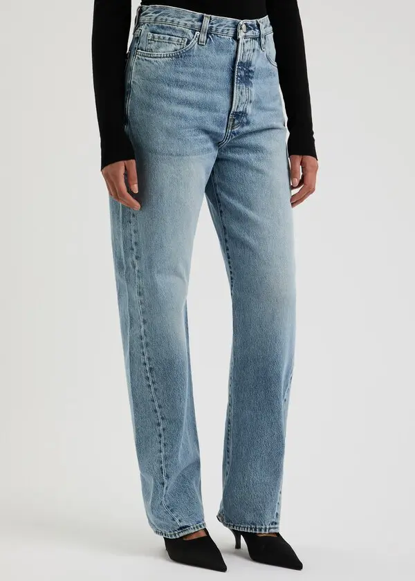 TOTEME Twisted Seam Straight-leg Jeans - Denim