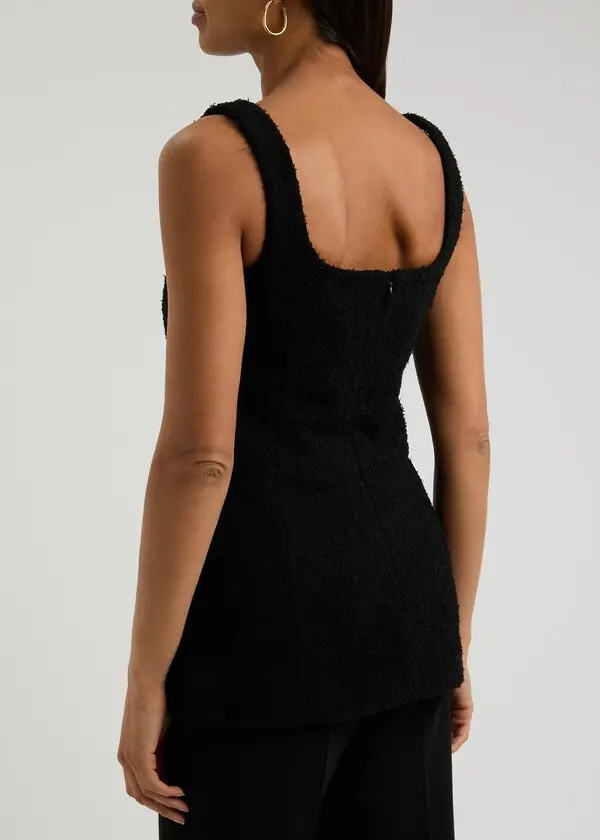 TOTEME Bouclé Wool-blend Top