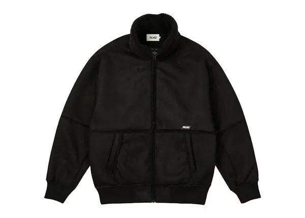 PALACE Faux Suede Funnel - Black