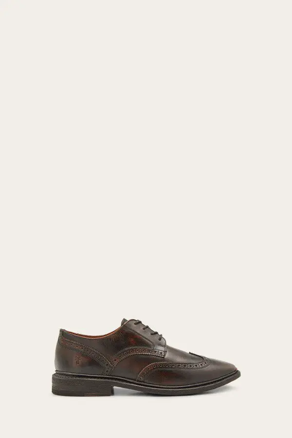 Frye Paul Wingtip Oxford In Black 64% Off Editorialist