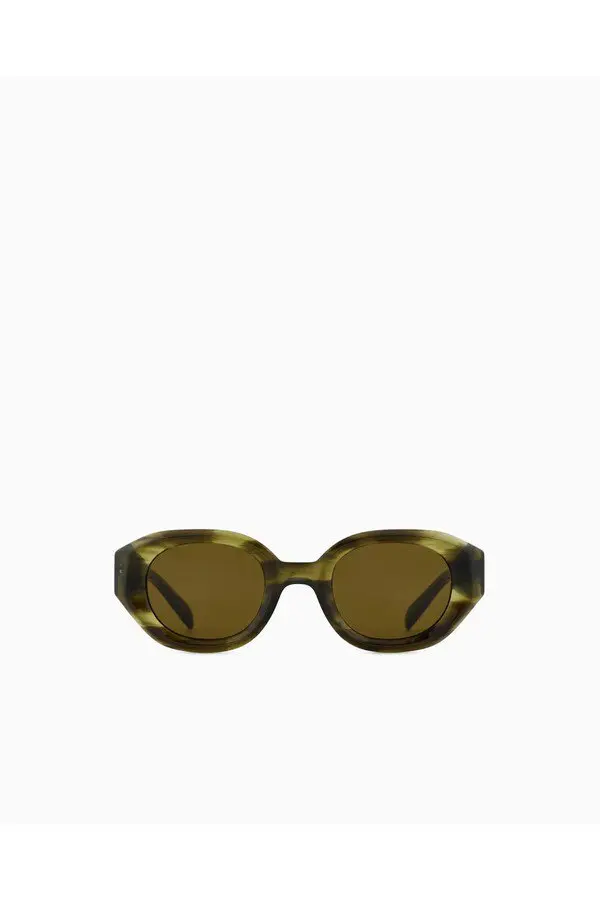Emporio Armani Irregular-shaped Sunglasses - Natural