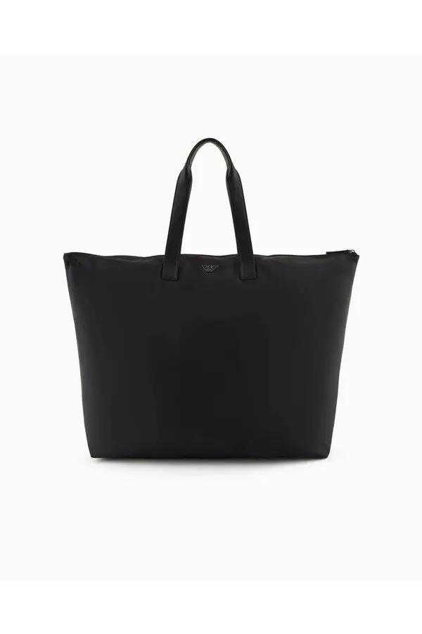 Emporio Armani Large Shopper Bag - Black