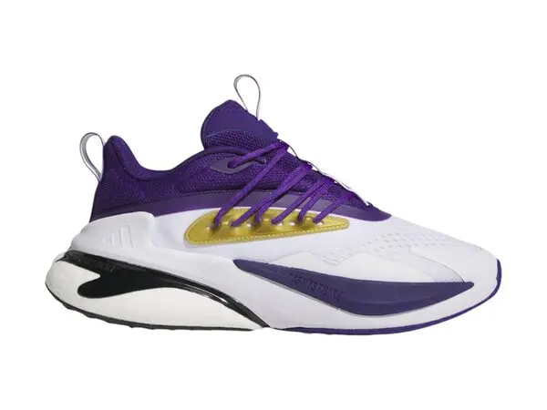 Adidas Alphaboost V2 University Of Washington Sneakers - Team College Purple/gold Metallic/cloud White