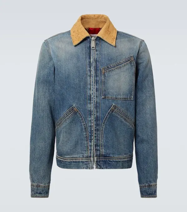 Alexander McQueen Denim Trucker Jacket