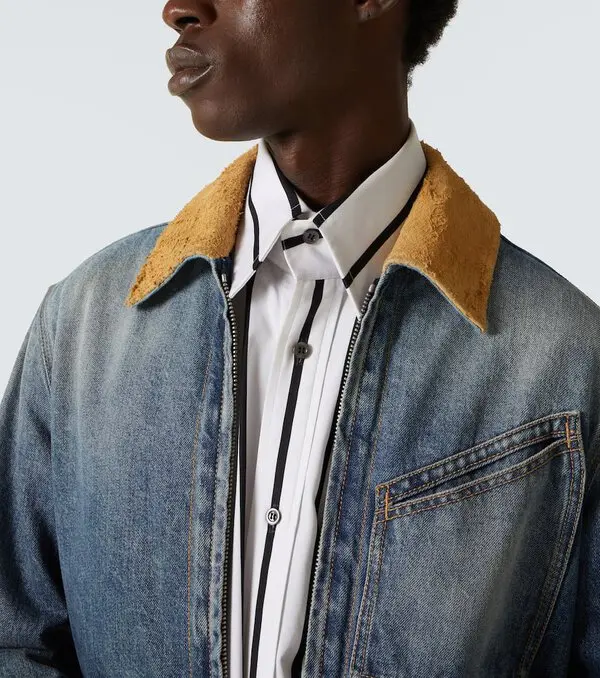Alexander McQueen Denim Trucker Jacket
