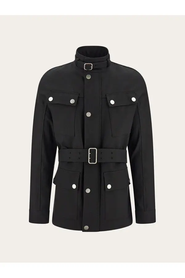 FERRAGAMO Sahariana Jacket With Patch Pockets